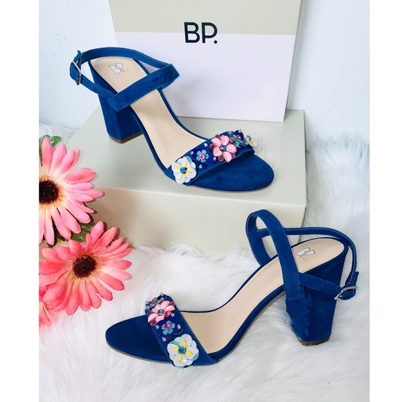 bp | Shoes | Bp Floral Block Heels | Poshmark